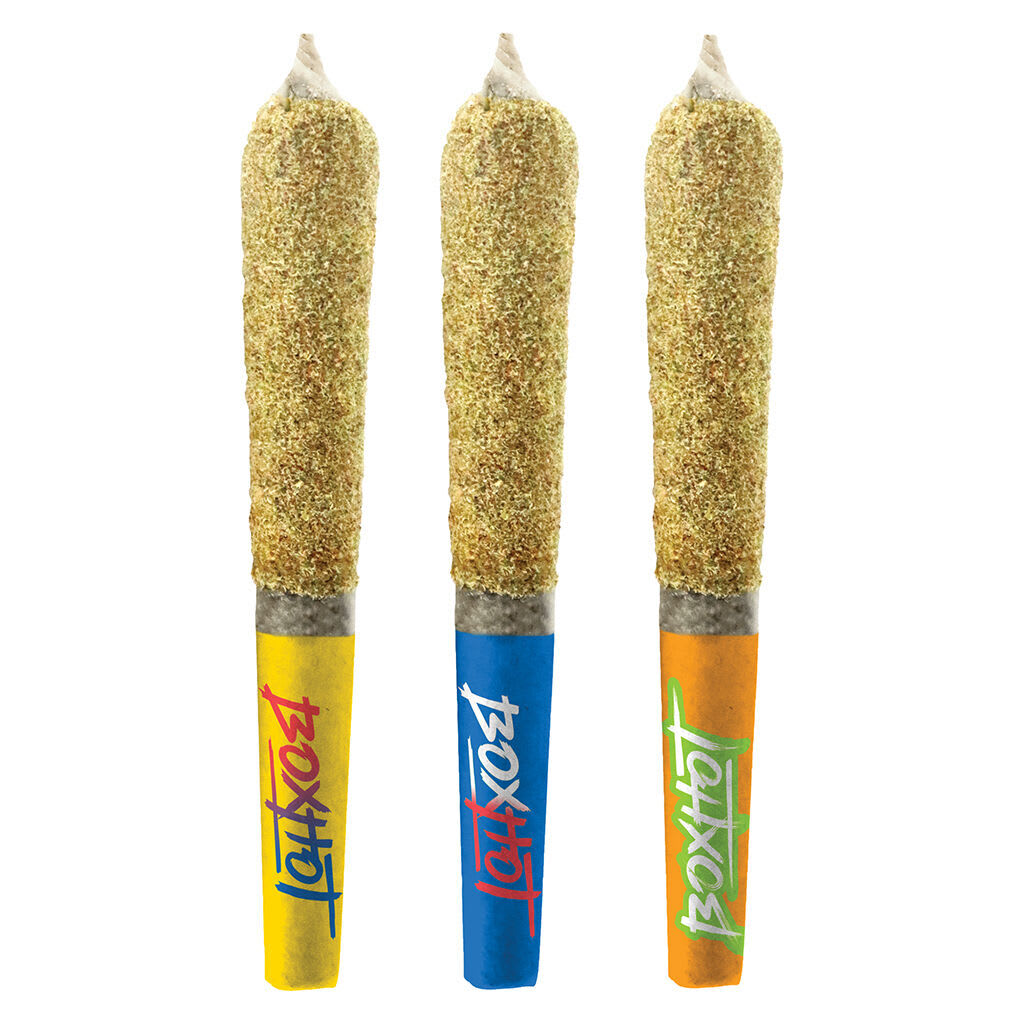 BoxHot Retro Mix Kief Coated Infused Pre-Rolls 3x0.5g | Hybrid ...